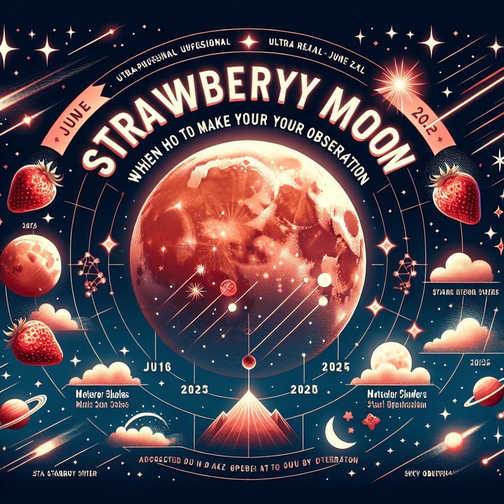 Lua de Morango: Quando e Como Fazer sua Observação em Junho de 2025 ...
